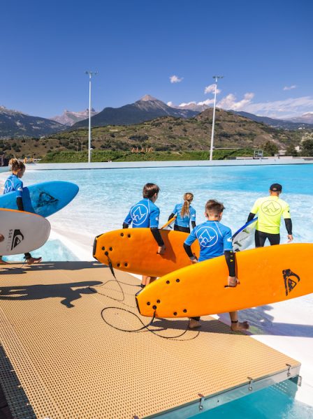 Alaïa Bay: Surfen in den Walliser Alpen